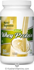 Nutri-Supreme Research Kosher Whey Protein Powder Rich Natural Flavor ...