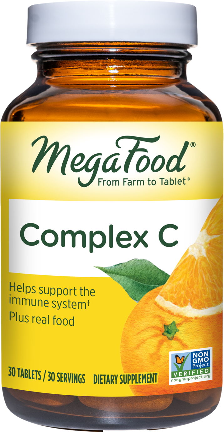 MegaFood Kosher Complex C Whole Food Vitamin C Antioxidant with Uncle ...