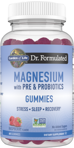 Garden of Life Kosher Dr. Formulated Magnesium Gummies Stress Support ...