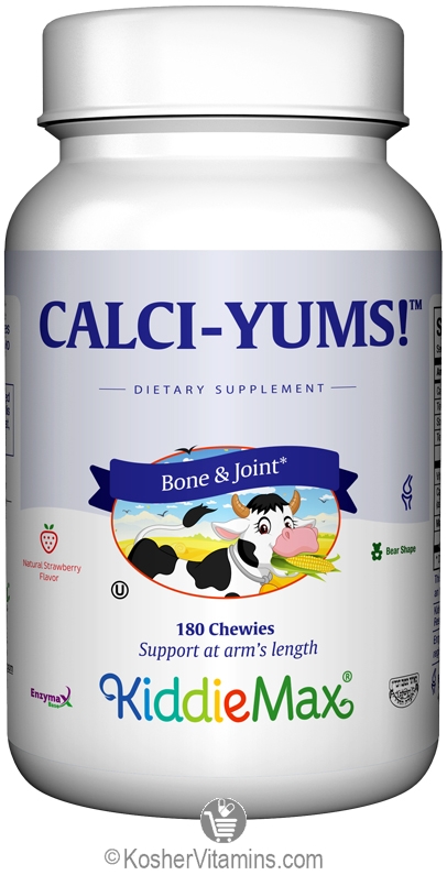 Maxi Health Kosher KiddieMax Childrens CalciYum (Chewable Calcium ...