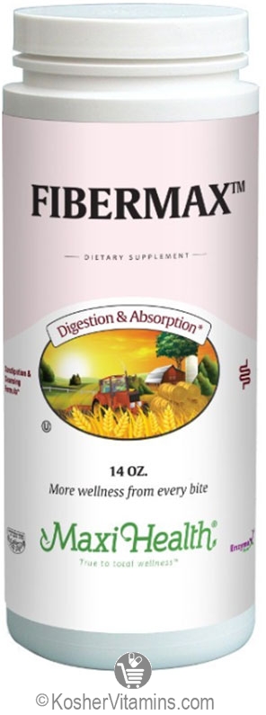 Maxi Health Kosher Fibermax Powder 14 OZ. - Koshervitamins.com