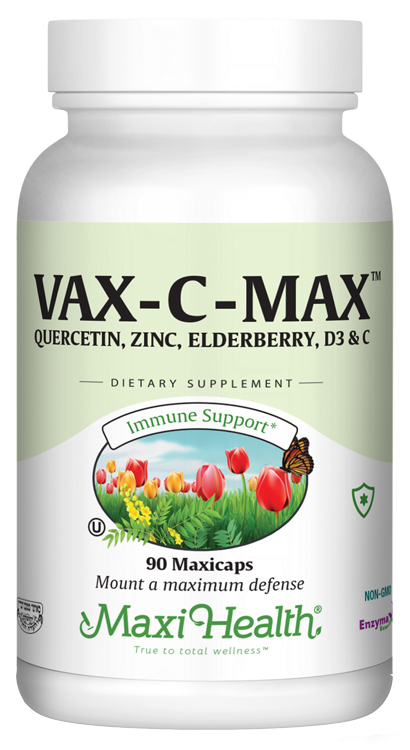 Maxi Health Kosher Quercetin - Max - Vitamin C, D, Zinc plus Elderberry ...