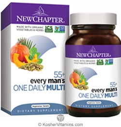 New Chapter Kosher Every Mans One Day Multi 55+ 48 Tablets ...
