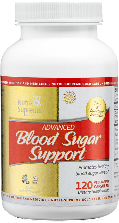 Nutri-Supreme Research Kosher Advanced Blood Sugar Support 120 ...