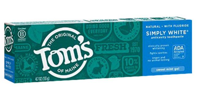 Toms Toothpaste Sign