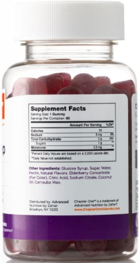 Zahlers Kosher Chapter One™ Sleep with Melatonin Gummies 60 Gummies ...