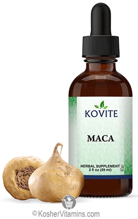 Kovite Kosher Organic Maca Root Liquid 500 mg 2 fl oz - Koshervitamins.com