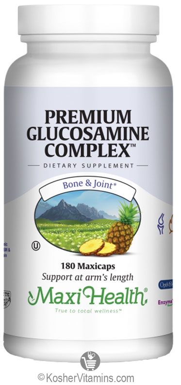 Maxi Health Kosher Premium Glucosamine Complex with HyaMax, OptiMSM ...