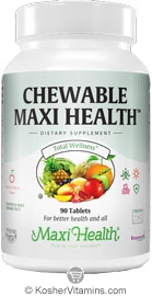 Maxi Health Kosher Maxi Longevity Multi Vitamin & Mineral for Women ...