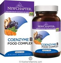 New Chapter Kosher Fermented Coenzyme B Food Complex 30 Tablets ...