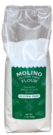 Molino Kosher Gluten Free Bread Flour Blend - Shehakol 17.6 oz ...