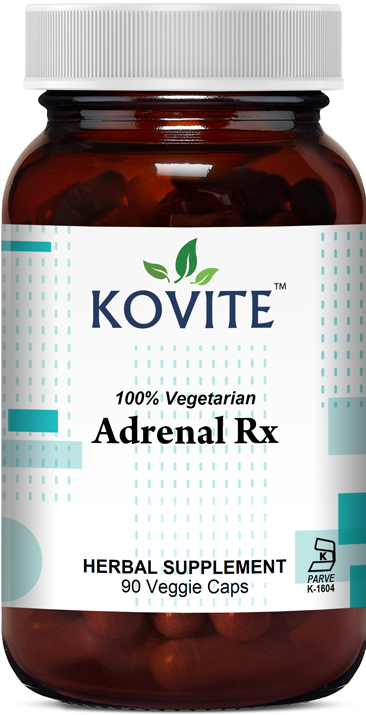 Kovite Kosher Adrenal Rx 90 Vegetable Capsules - Koshervitamins.com