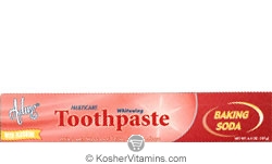 Adwe Kosher Toothpaste w/ Baking Soda Whitening - Passover 5.4 Oz ...