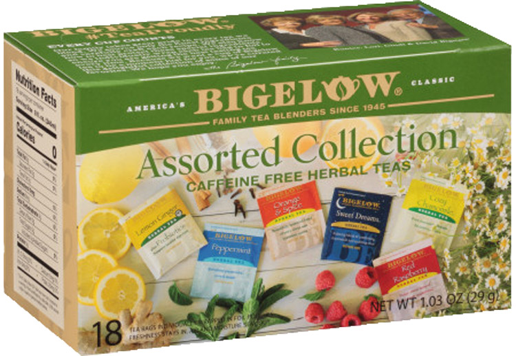 Bigelow Kosher Assorted Collection Herbal Teas 18 Tea Bag ...
