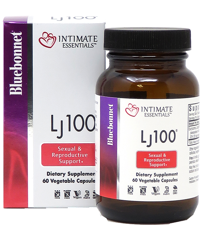 Bluebonnet Kosher Intimate Essentials Lj100 Sexual And Reproductive Support 60 Vegetable Capsule