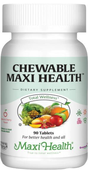 Maxi Health Kosher Chewable Maxi Health Multi Vitamin & Mineral Cherry ...