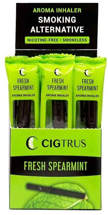 Cigtrus Aroma Inhaler Natural Quit Smoking Alternative - Spearmint - 20 ...