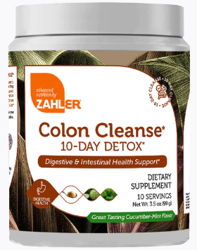Zahlers Kosher Colon Cleanse Powder - 10 Day Detox - Digestive ...