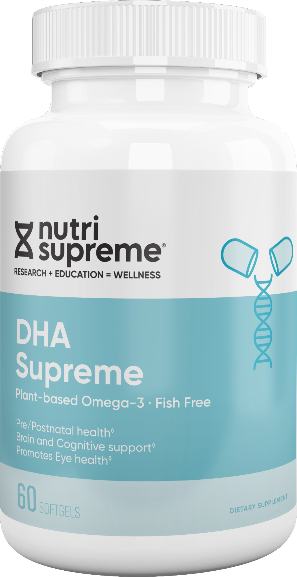 Nutri-Supreme Research Kosher DHA Supreme - Plant Based Omega-3 60 ...