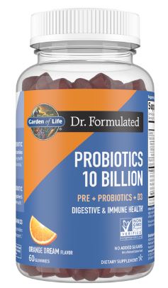 Garden of Life Kosher Dr. Formulated Pre + Probiotics + D3 Gummies 10 ...