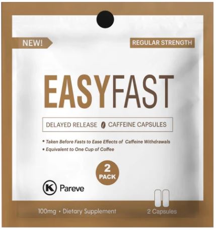 Easy Fast Kosher Delayed Release Caffeine Capsules 2 Capsules ...