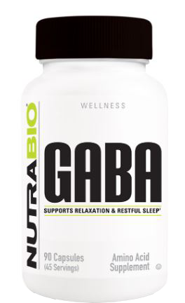 NutraBio Kosher Gaba 500 Mg 90 Vegetable Capsules - Koshervitamins.com