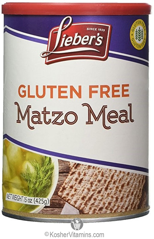Lieber’s Kosher Gluten Free Matzo Meal - Gluten Free - Passover 15 Oz ... Lieber’s Kosher Gluten Free Matzo Meal - Gluten Free - Passover 15 Oz ...
