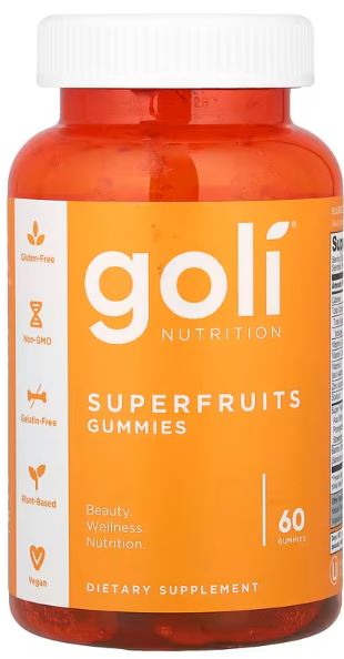 Goli Nutrition Kosher Superfruits Gummies 60 Gummies - Koshervitamins.com