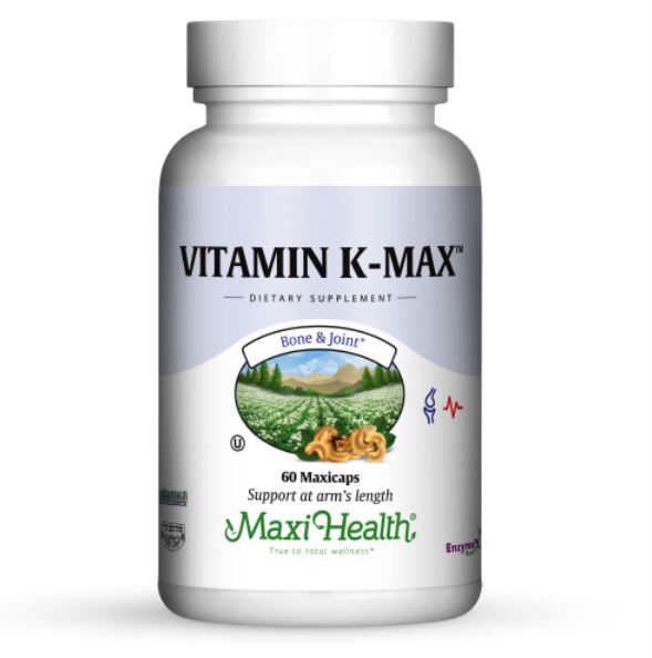 Maxi Health Kosher Vitamin K-Max 100 Mcg 60 MaxiCaps - Koshervitamins.com