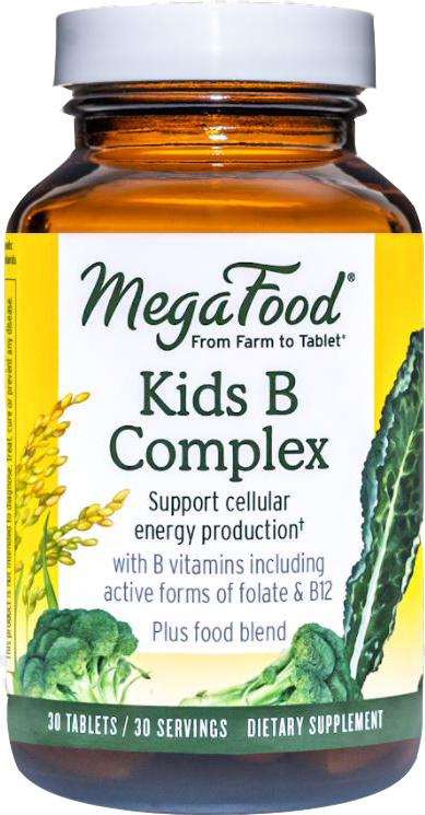 MegaFood Kosher Kid’s B Complex 30 Tablets - Koshervitamins.com