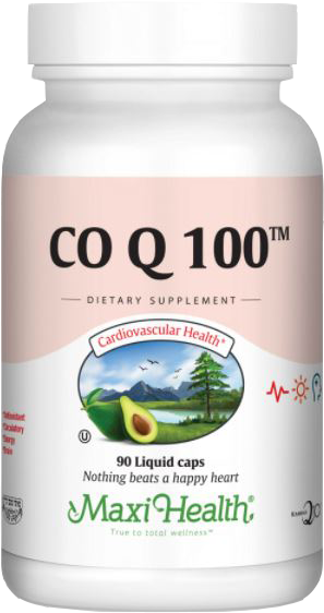 Maxi Health Kosher Co Q 100 Mg (Coenzyme) 90 Liquid MaxiCaps ...