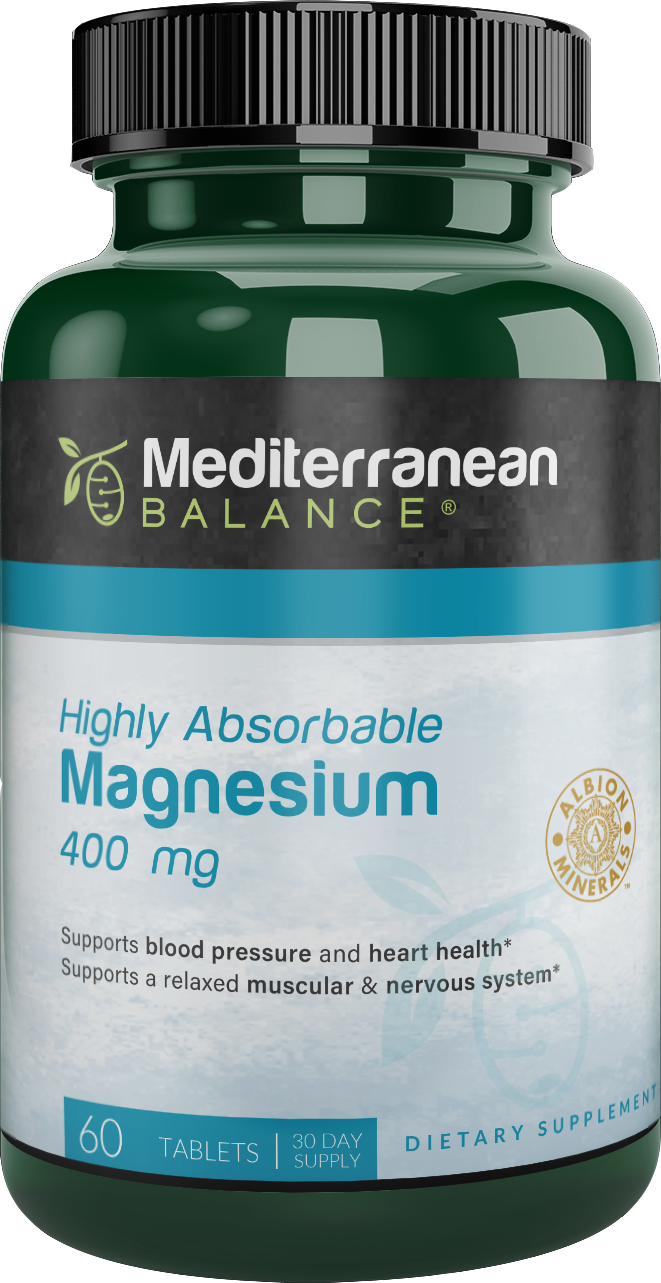 Mediterranean Balance Kosher Absorbable Magnesium 60 Tablets ...