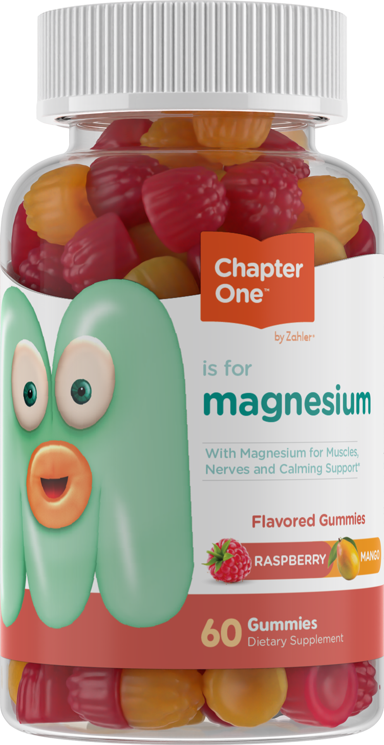 Zahlers Kosher Chapter One Magnesium Citrate 100 mg - Raspberry Mango Gummies 60 Gummies ...