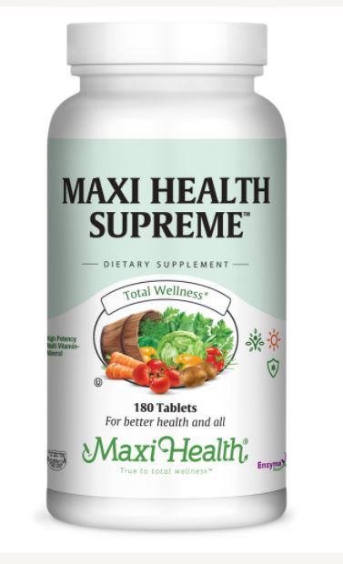 Maxi Health Kosher Maxi Health Supreme Multi Vitamin/Mineral 180 ...