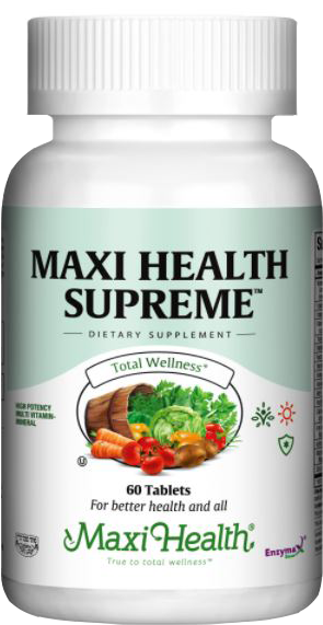 Maxi Health Kosher Maxi Health Supreme Multi Vitamin/Mineral 60 TAB ...