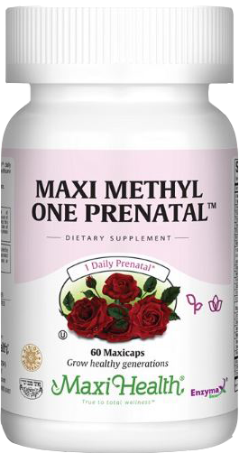 Maxi Health Kosher Maxi Methyl One Prenatal 60 Capsules ...