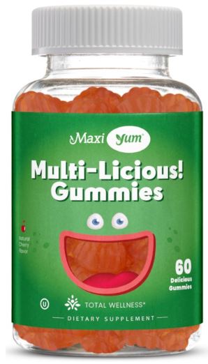 Maxi Health Kosher Multi-Licious Gummies 60 Jellies - Koshervitamins.com