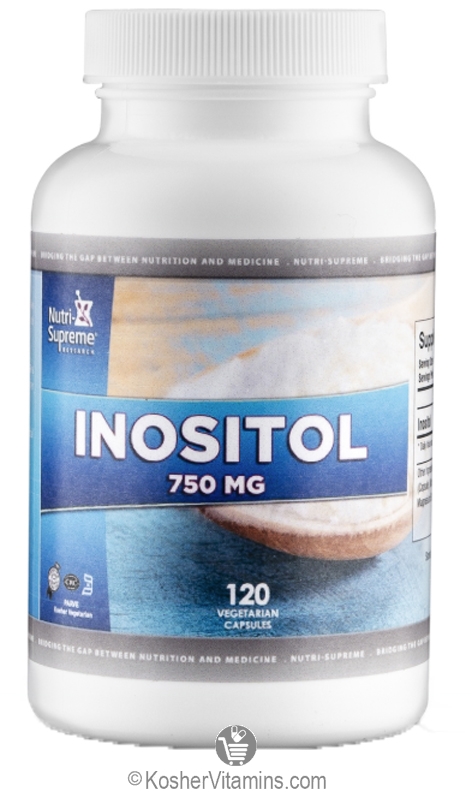 Nutri-Supreme Research Kosher Inositol 750 mg 120 Vegetarian Capsule ...