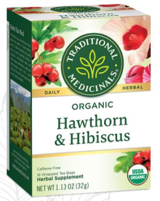 Traditional Medicinals Kosher Organic Tea - Hawthorn & Hibiscus 6 Pack ...