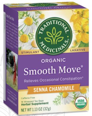 Traditional Medicinals Kosher Organic Laxative Smooth Move Chamomile ...