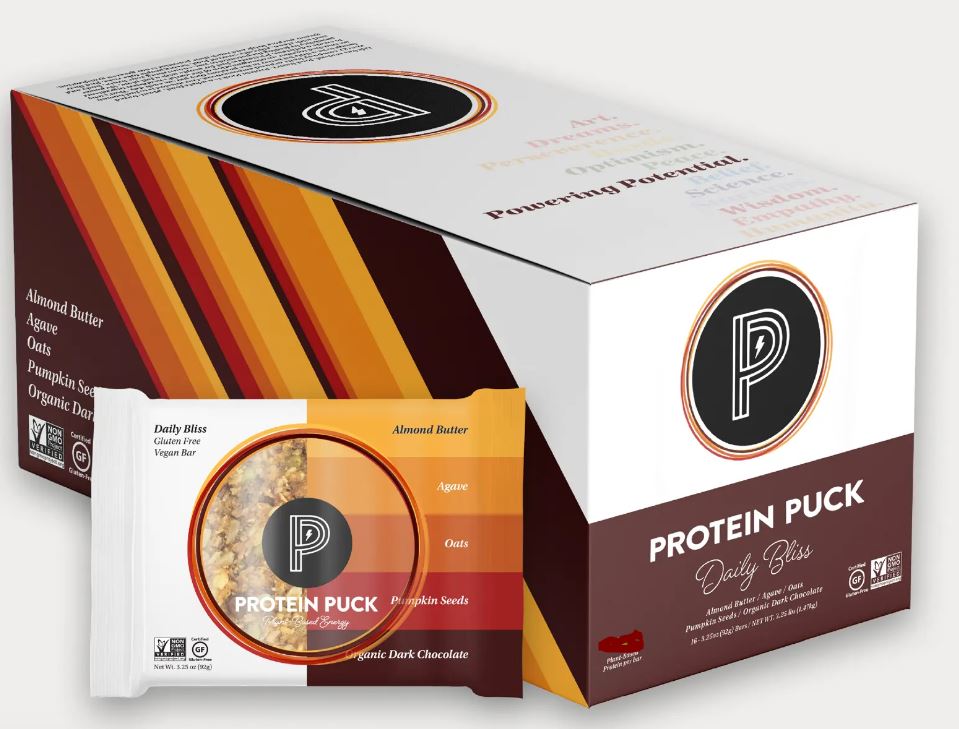 Protein Puck Kosher Daily Bliss Mini Dairy DE 12 Bars - Koshervitamins.com