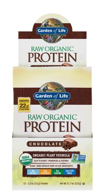 Garden of Life Kosher Raw Organic Protein Powder Chocolate Cacao 10 ...