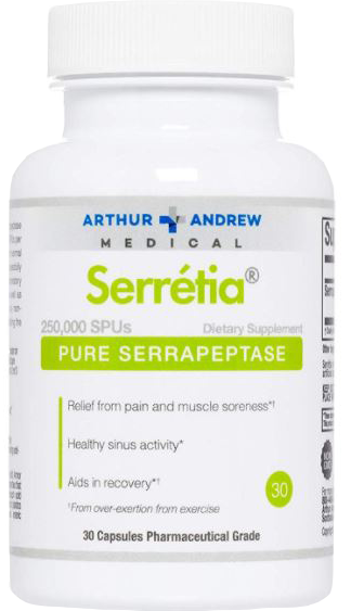 Arthur Andrew Medical Kosher Serretia 250,000 SPU Pure Serrapeptase 30 ...