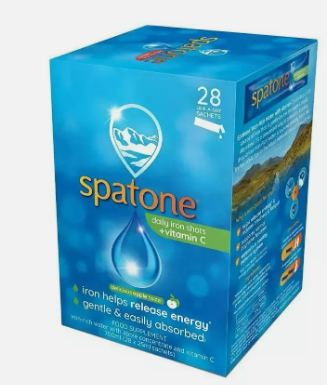 Spatone Kosher Natural Iron Rich Water + Vitamin C - Apple Flavor 28 ...
