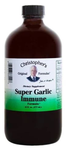 Dr. Christopher’s Kosher Super Garlic Immune Formula 16 fl oz ...