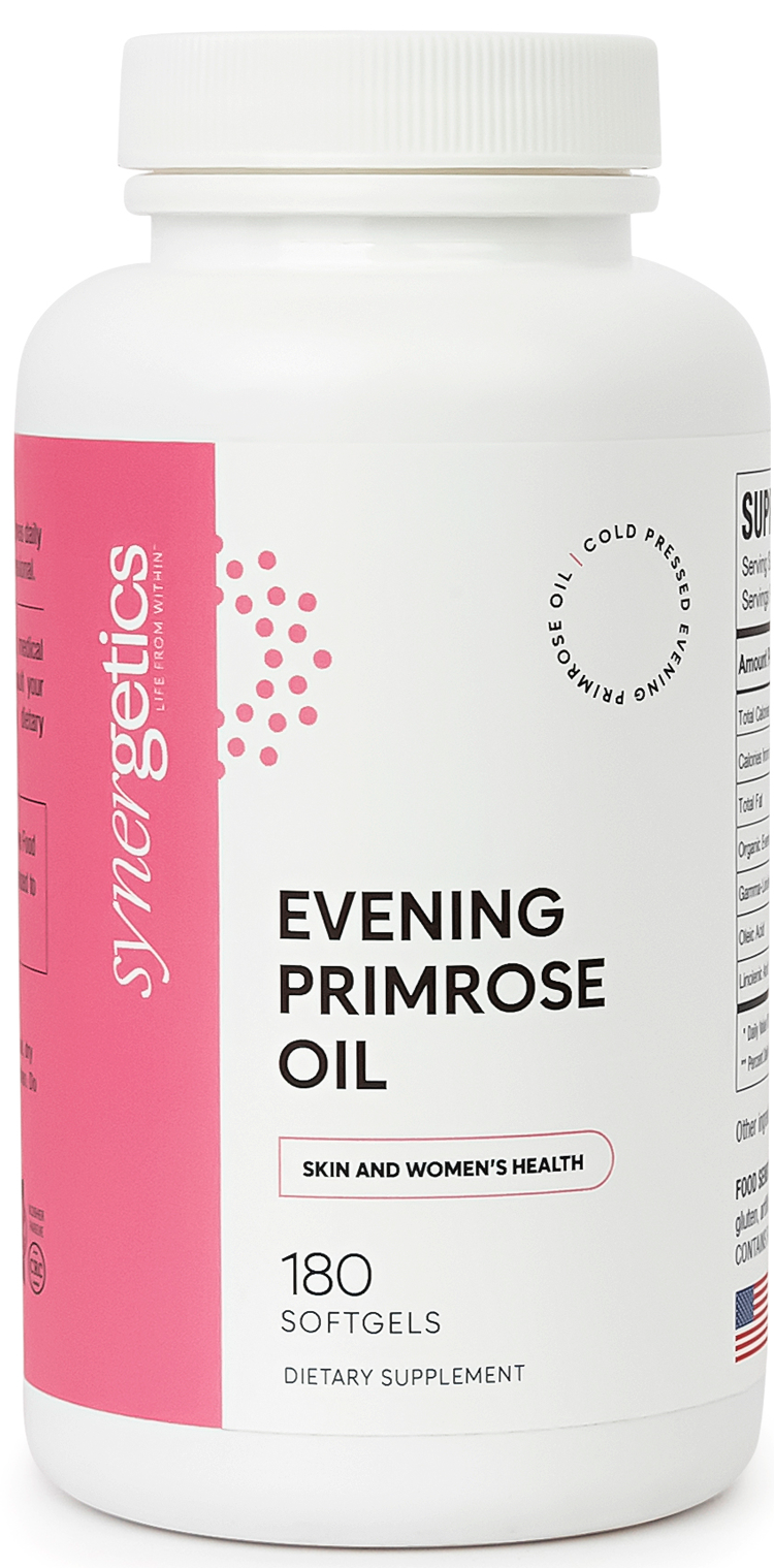 Synergetics Kosher Cold Pressed Evening Primrose Oil 500 mg 180 ...