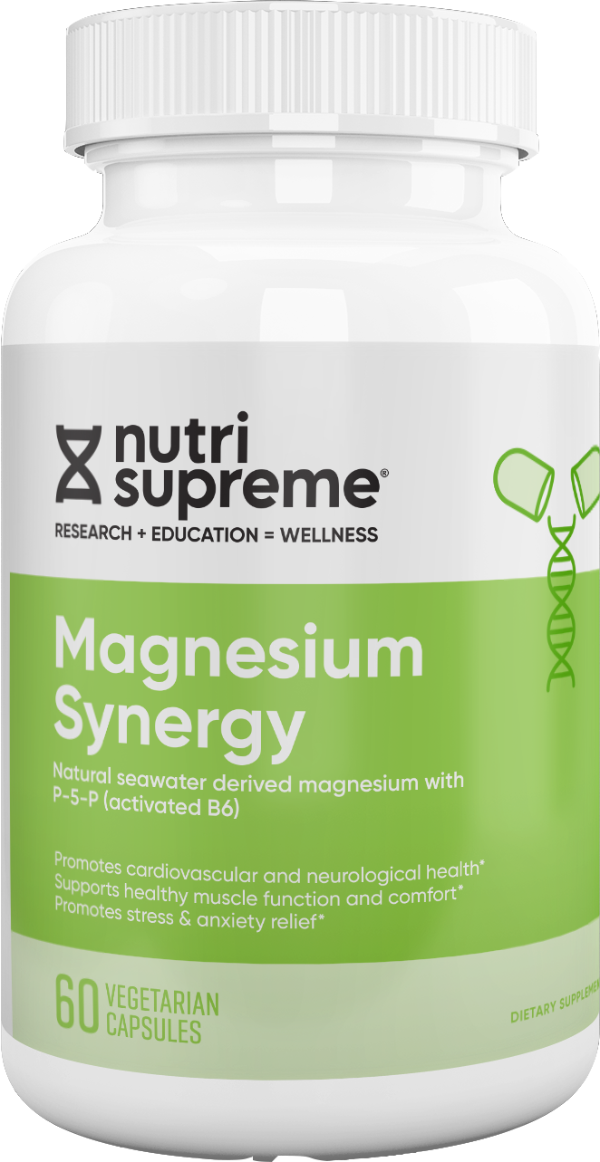 Nutri-Supreme Research Kosher Magnesium Synergy 60 Capsules - Koshervitamins.com