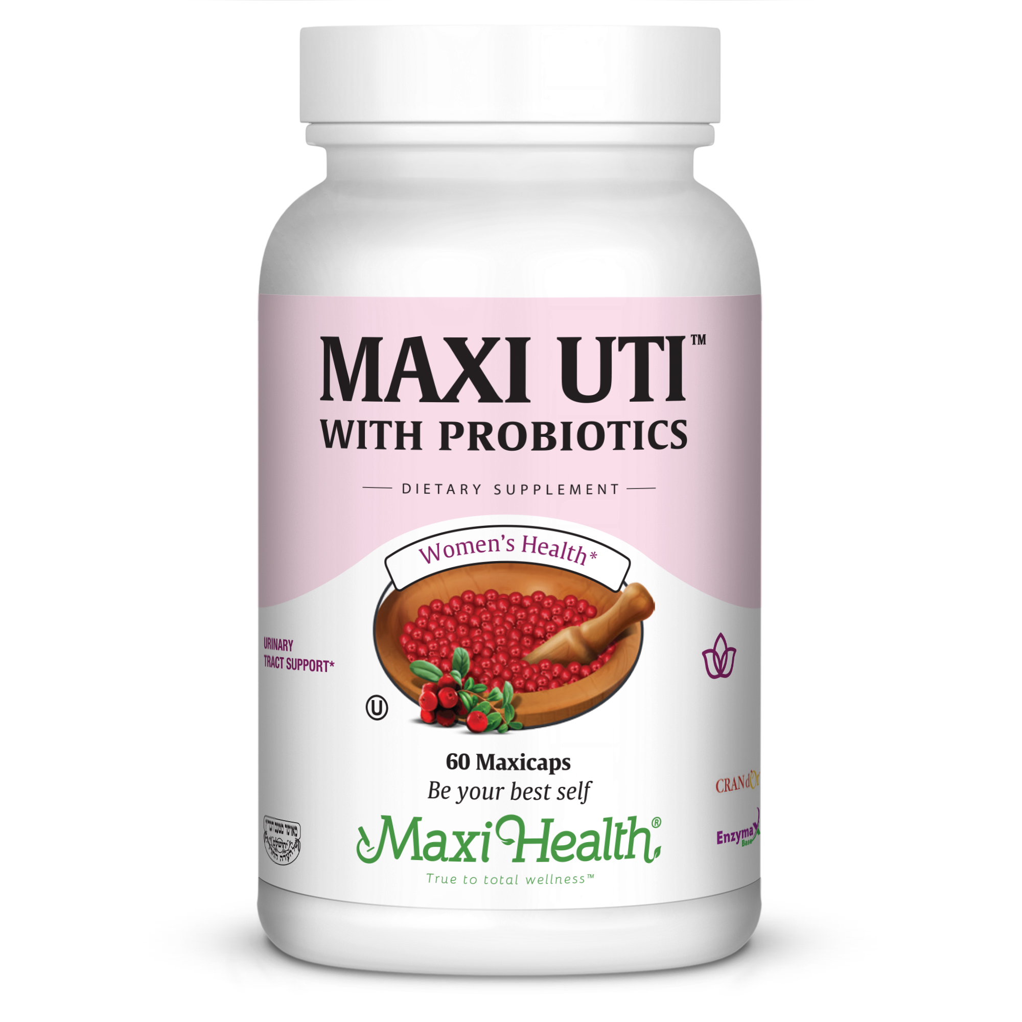 Maxi Health Kosher Maxi UT Urinary Tract Support with Probiotics 60 ...