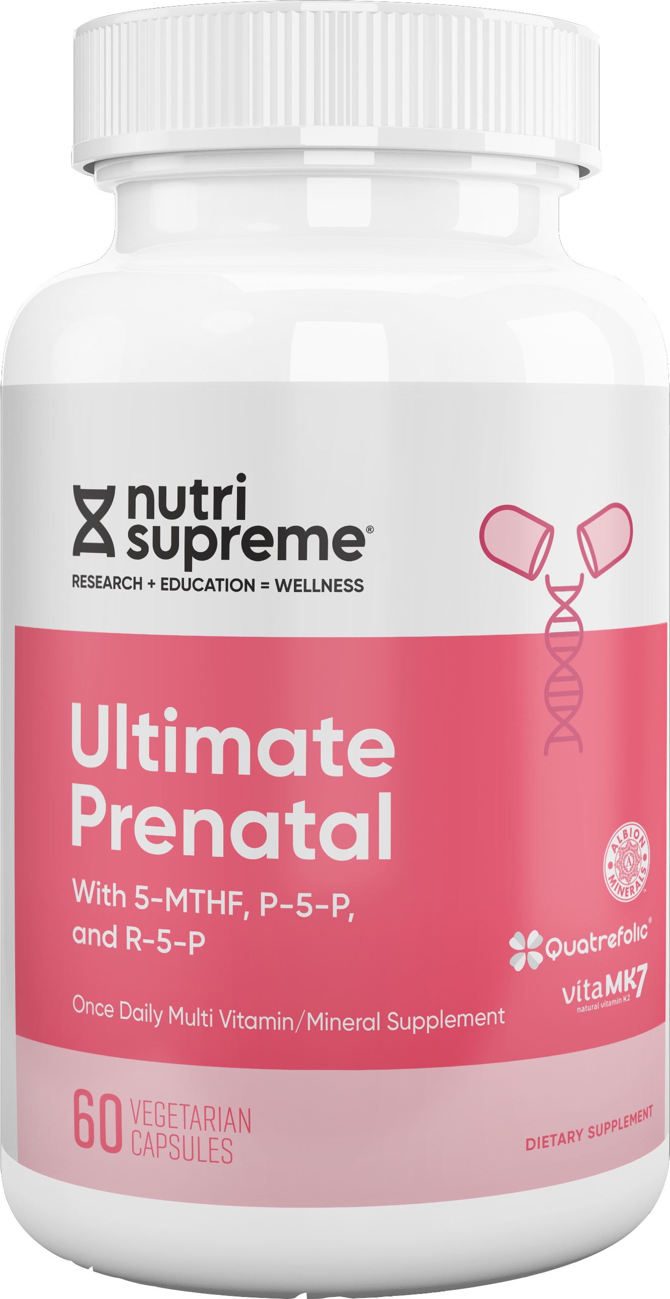 Nutri-Supreme Research Kosher Ultimate Prenatal 1-A-Day Caps with ...