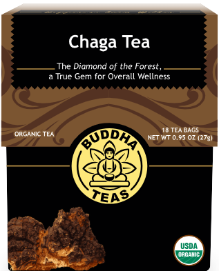 Buddha Teas Kosher Organic Chaga Tea - Case Of 6 18 Tea Bags ...